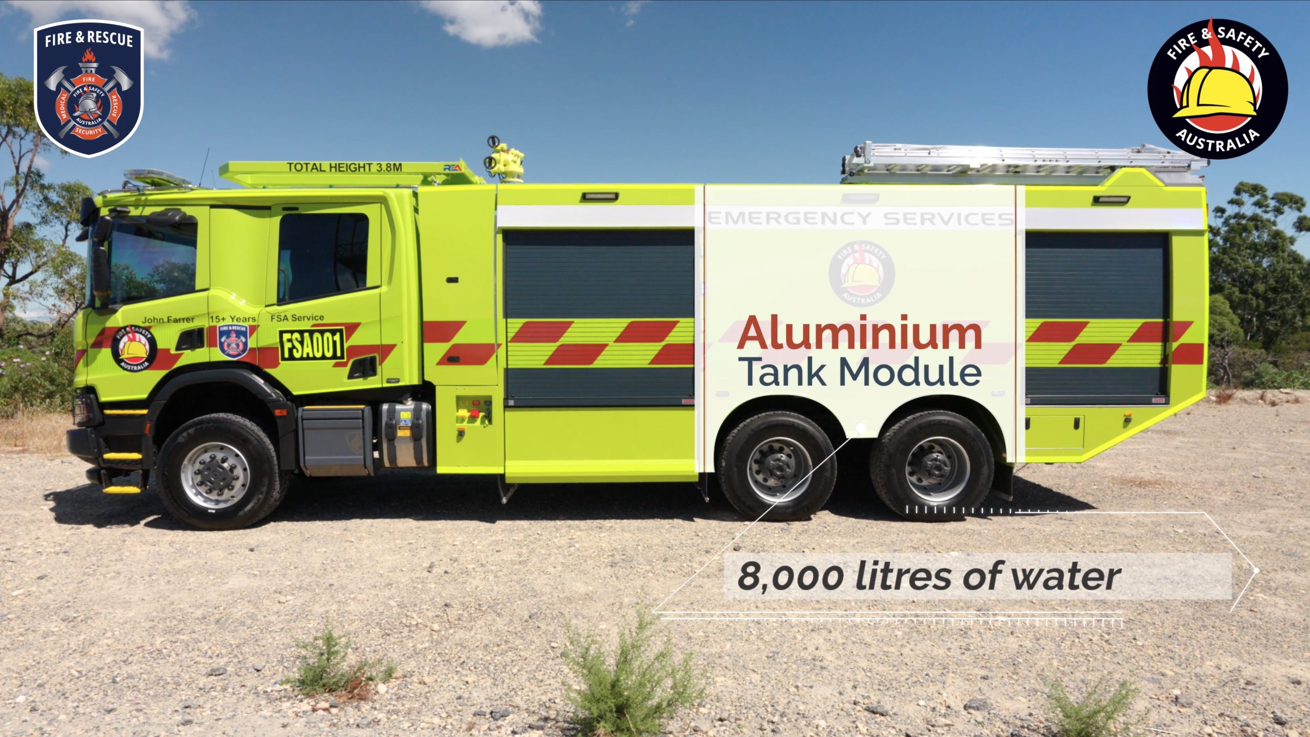 Fire & Safety Australia – ARFF Firefighting Appliance | Red Empire Media